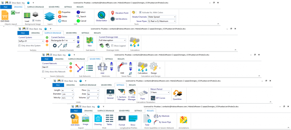 Meet the Interface and Features of the new version of DREN-URBA, the ...