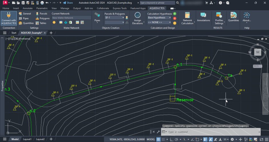 Design Water Distribution Networks With Autocad And Epanet Hidrasoftware
